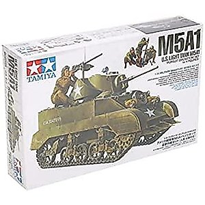 TAMIYA 35313 1/35 US Light Tank M5A1 Plastic Model Kit