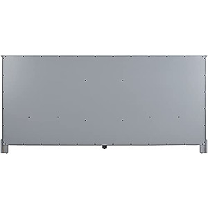 Signature Hardware 953527-72-UM-0 Quen 72" Free Standing Double Vanity Set with Wood Cabinet, Vanity Top and Oval Undermount Vitreous China Sink