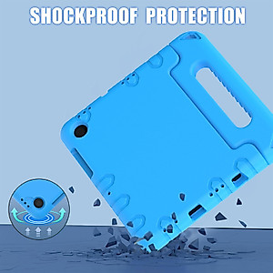 BMOUO Kids Case for Samsung Galaxy Tab A8 10.5 inch 2022, Galaxy Tab A8 Case for Kids, Shockproof Convertible Handle Stand Kids Case for Samsung Galaxy Tab A8 10.5” 2022 (SM-X200/X205/X207), Rose