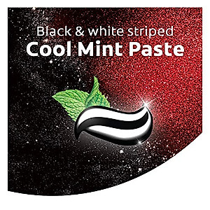 Colgate Optic White with Charcoal Whitening Toothpaste, Cool Mint Flavor, Safely Removes Surface Stains, Enamel-Safe for Daily Use, Teeth Whitening Toothpaste with Fluoride, 2 Pack, 4.2 Oz Tube