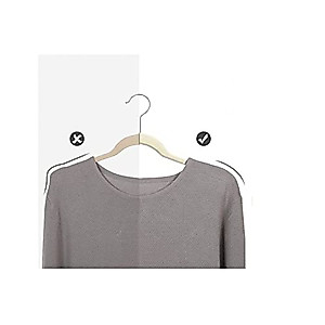 20-Pack Non Slip Velvet Hangers, Space Saver Hangers with Chrome Hooks, Non Slip Hangers for Silk Clothes, Suspender Skirts, Shirts, All Kinds of Clothes (Ivory, 20)