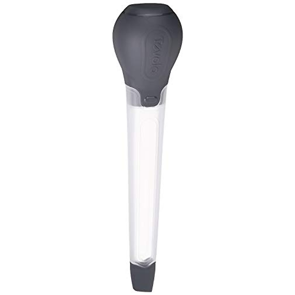 Tovolo Large Dripless Angle Tipped Bulb Baster for Turkey Roasting Slim Profile for Drawer Storage, Dishwasher-Safe, BPA-Free Silicone & Plastic, Clear