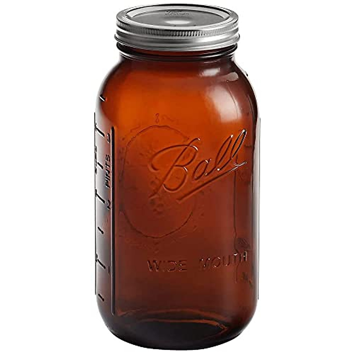 JAR CANNING AMBR 1/2GAL