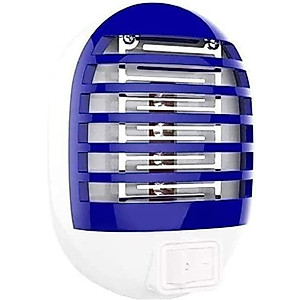 Bug Zapper Indoor Plug-in Mosquito Killer Trap Zapper, Electric Gnat Fly Trap Zapper for House Mini Bug Killer Light Eliminates Flying Pests for Home, Little Gnats (Blue)