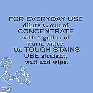 MRS. MEYER'S CLEAN DAY Multi-Surface Cleaner Concentrate, Use to Clean Floors, Tile, Counters, Bluebell, 32 fl. oz