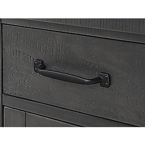 Martin Svensson Home Rustic Chairside Table, Grey