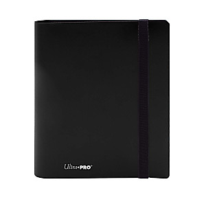 Ultra Pro E-15376 Eclipse 4 Pocket Pro Binder-Jet Black