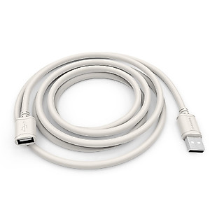 CHOSEAL USB Extension Cable 2.0 Male to Female Extender Data Cable for PC Keyboard Printer Mouse Computer (9.8ft/3m)…