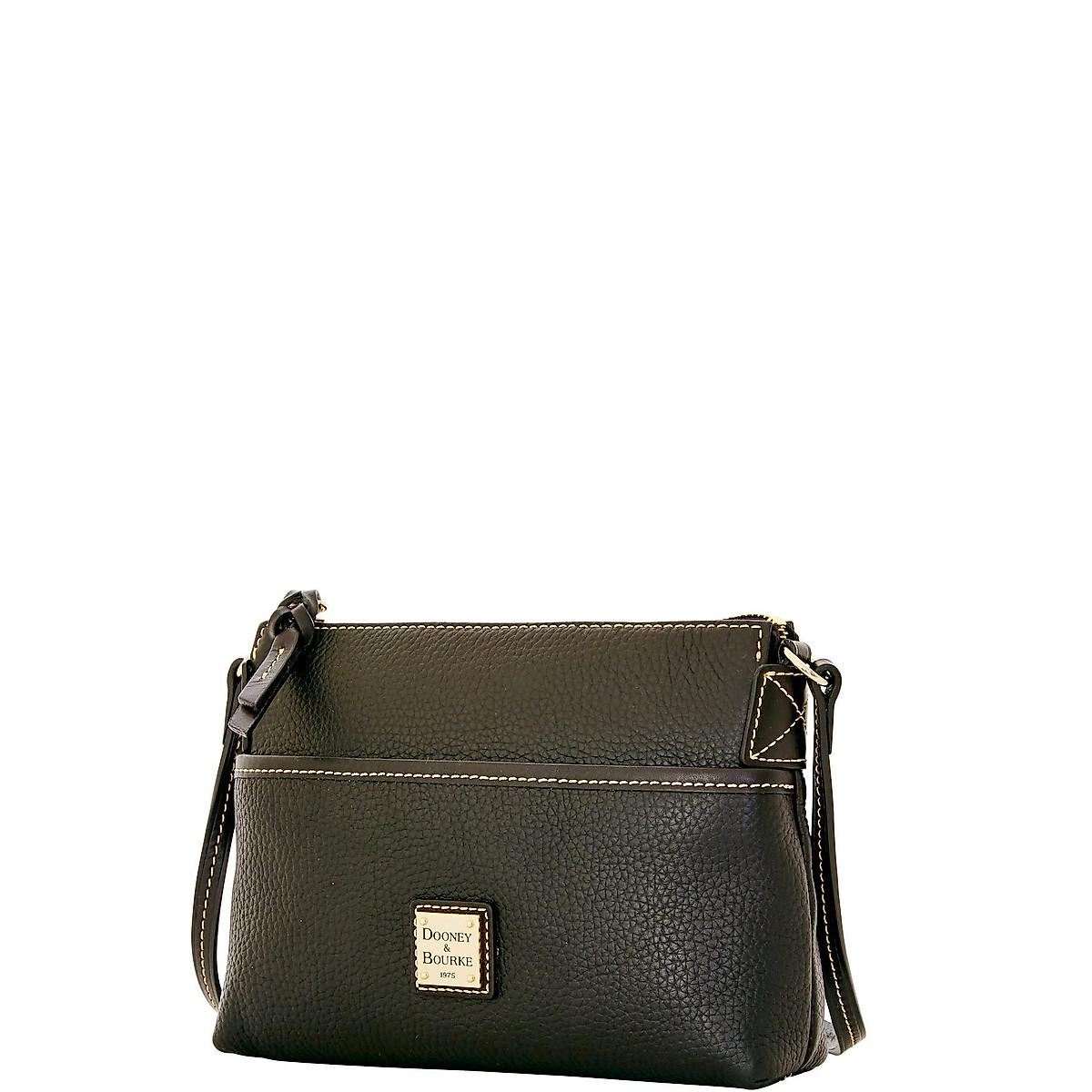 Dooney & Bourke Handbag, Pebble Grain Ginger Crossbody - Black