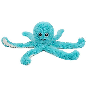 Best Pet Supplies OctoMutant Crinkle Plush Dog Toys for Interactive Play, Puppy and Senior Indoor Play, Colorful Octopus Toy Shape, Soft Head Stuffing, Cute and Cuddly