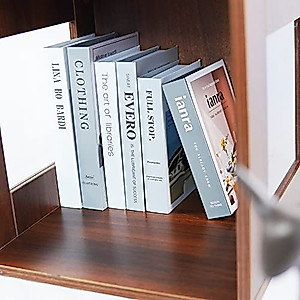 Wood End Table with Storage Shelf, Side Table for Living Room,Bedroom,Drink, Patio, Garden, Lawn, Indoor Outdoor Companion, Storage Display Shelf Organizer, Side Table Accent Furniture (Brown)