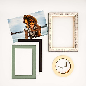 16x20 Mat Bevel Cut for 12x15 Photos - Acid Free Seafoam Green Precut Matboard - for Pictures, Photos, Framing - 4-ply Thickness