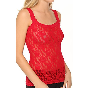 Hanky Panky Women's Signature Lace Unlined Camisole, Red, Small