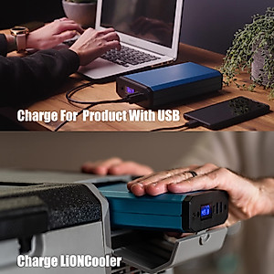 ACOPOWER 193Wh 52000mA Battery, Multi-Function Power Bank for LiONCooler Pro Solar Fridge Freezer P30/40/50, Build in an LED Flashlight (X230 Battery)