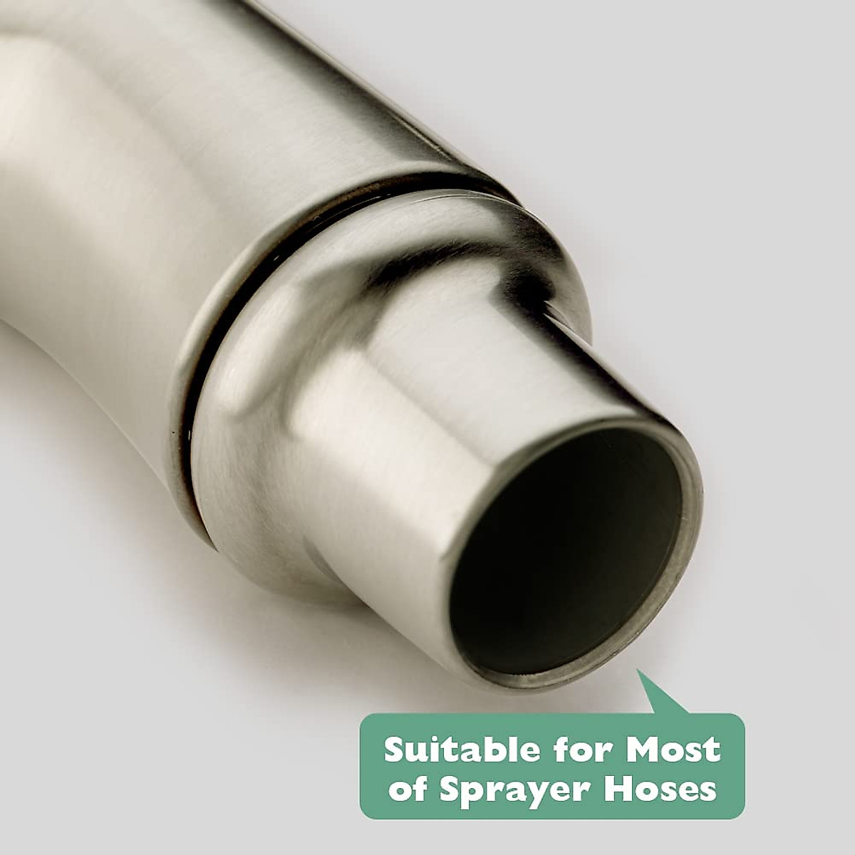 Sink Sprayer Replacement, Universal Kitchen Sink Sprayer,Houtingmaan Sink Sprayer Head, Kitchen Sink Side Sprayer Head, Brushed Nickel