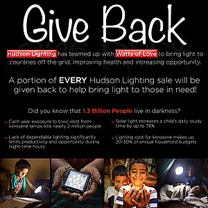 Hudson Lighting Outdoor String Lights - LED - for Patio, Garden, Deck, Backyard, Gazebo - 48 Feet - S14 – 15 Hanging Sockets - E26 Base - 2 Watt