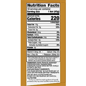 Larabar Peanut Butter Chocolate Chip, Gluten Free Fruit & Nut Bar, 18 Ct