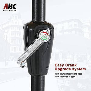 ABCCANOPY Premium Patio Umbrellas 10' Khaki