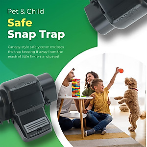 Rat Traps Indoor and Outdoor - 4 Pack Dual-Entry Large Rat Trap Outdoor and Indoor for Home, Garden and Restaurant with 99.9% Trap Rate | Easy to Use Rodent Traps with Safe Hands Free Design - UCatch