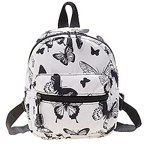 sikiwind Fashion Women Animal Pattern Printing Backpack Casual Small Handbags (B)
