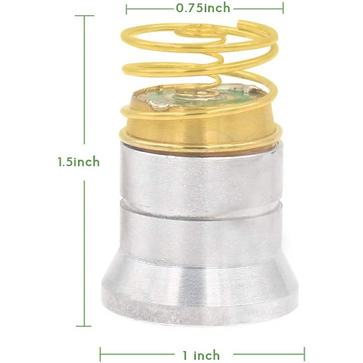 Ultra Bright L2 LED Bulb 2000 Lumen Drop-in P60 Design Module,Single Mode Flashlight Repair Replacement LED Bulb For C2 G2 Z2 6P 9P G3 S3 D2