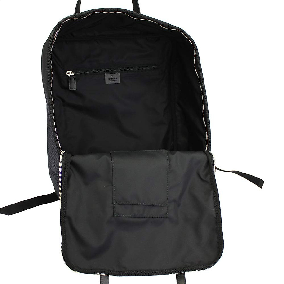 Gucci Shelly Black Nylon Backpack 495558