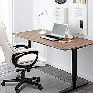 LETREM Office Chair Ergonomic for Lumbar Support Task Swivel,Ergonomic Executive Chair with Arms and Wheels Dining Room Computer Chair Learning Desk Chair Meeting Chair A/White/One Side