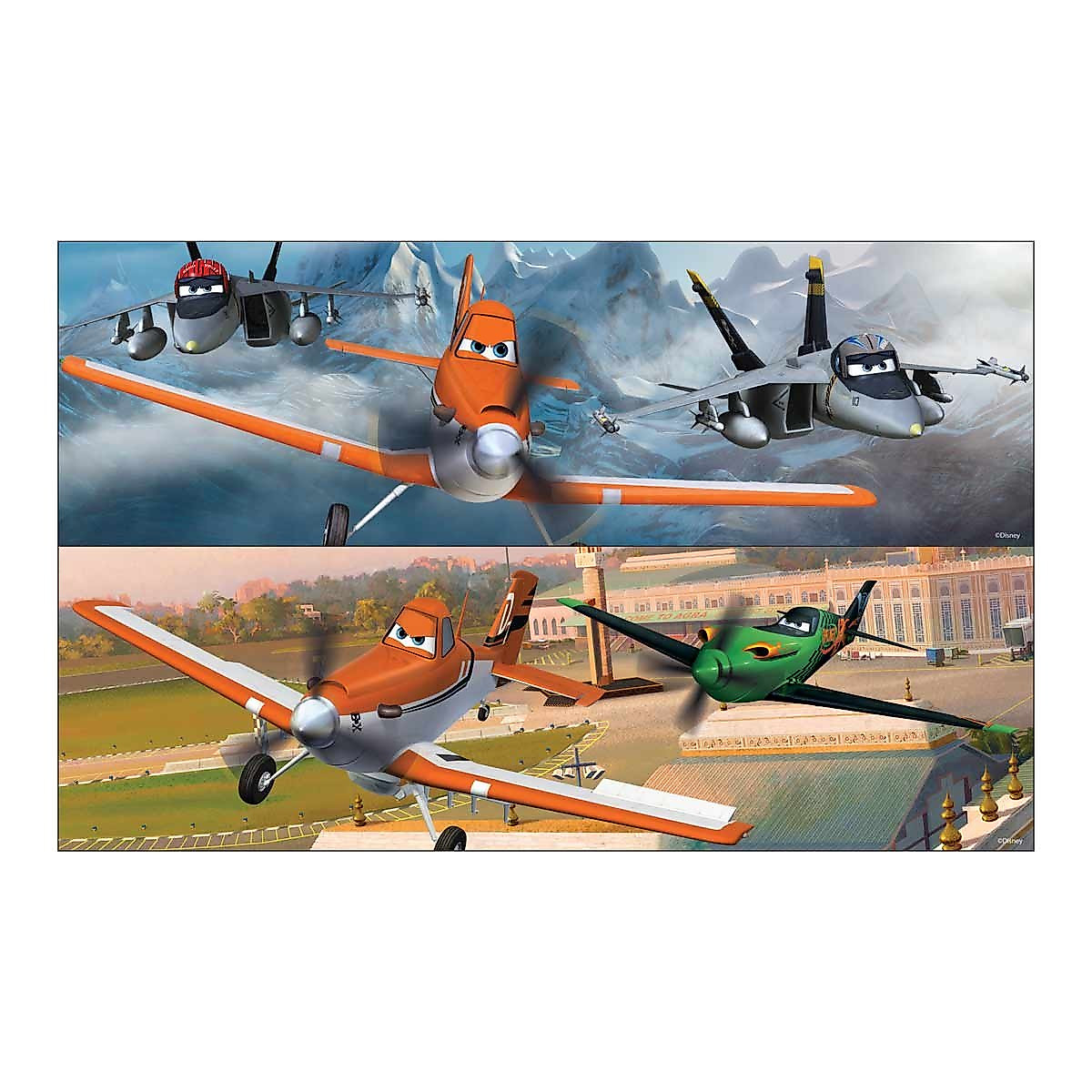 Spin Master Games Planes 7 Wood Puzzles in Wooden Storage Box (Styles Will Vary)