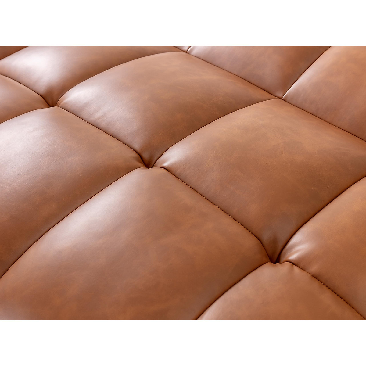 Futon Sofa Bed, Comfortable Futon Sofa Couch, Memory Foam Convertible Loveseat Sofa Bed, Split Back & Seat