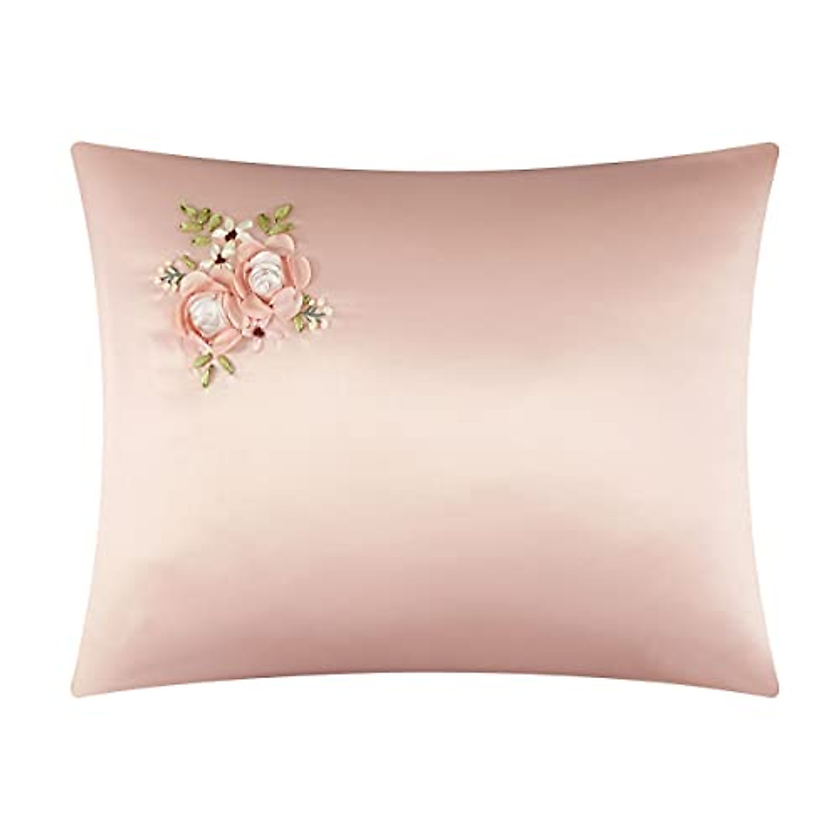 Chic Home Rosetta 5-Piece Comforter Set, Queen, Pink