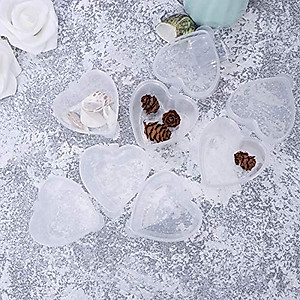 ULTNICE 100PCS Plastic Slime Containers Empty Spice Containers Plastic Jars with Lids