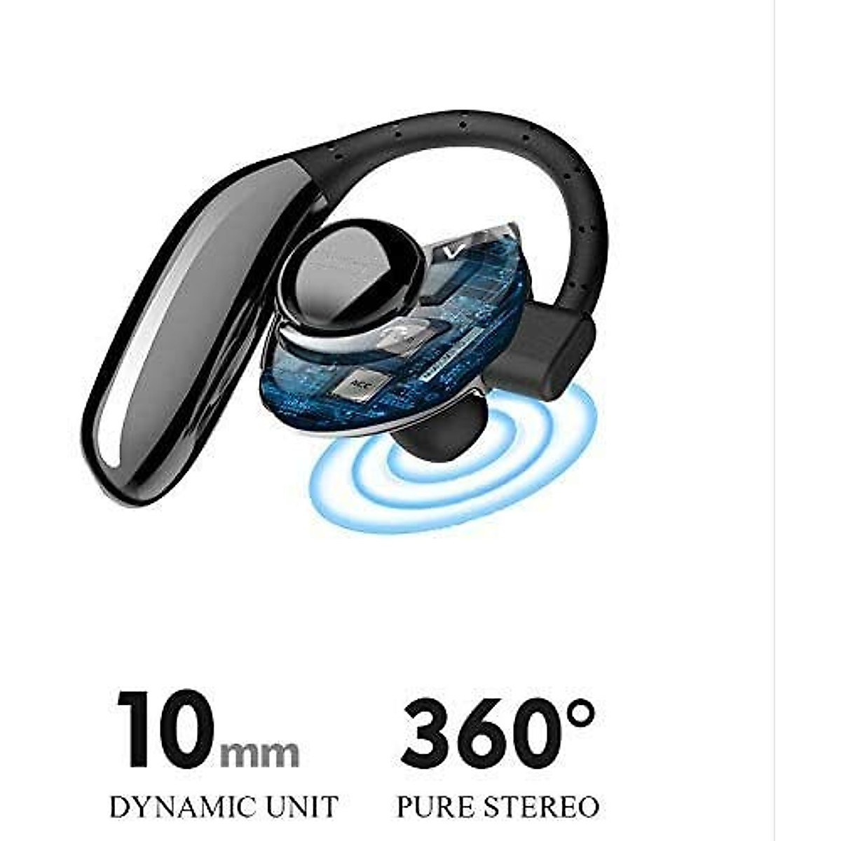 YOUOOK Wireless Earbuds Bluetooth5.0 Headphones 20hrs Playtime Sport Earphones with Stereo Deep Bass Ear Buds with Earhooks Waterproof in-Ear Built-in Mic Headset for Running Workout