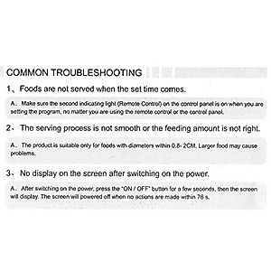 topPets PF-21B Remote Controlled Automatic Pet Feeder Programmable LCD Control with DC adapter