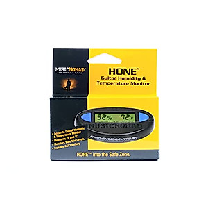 MusicNomad HONE - Guitar Hygrometer - Humidity & Temperature Monitor (MN312)