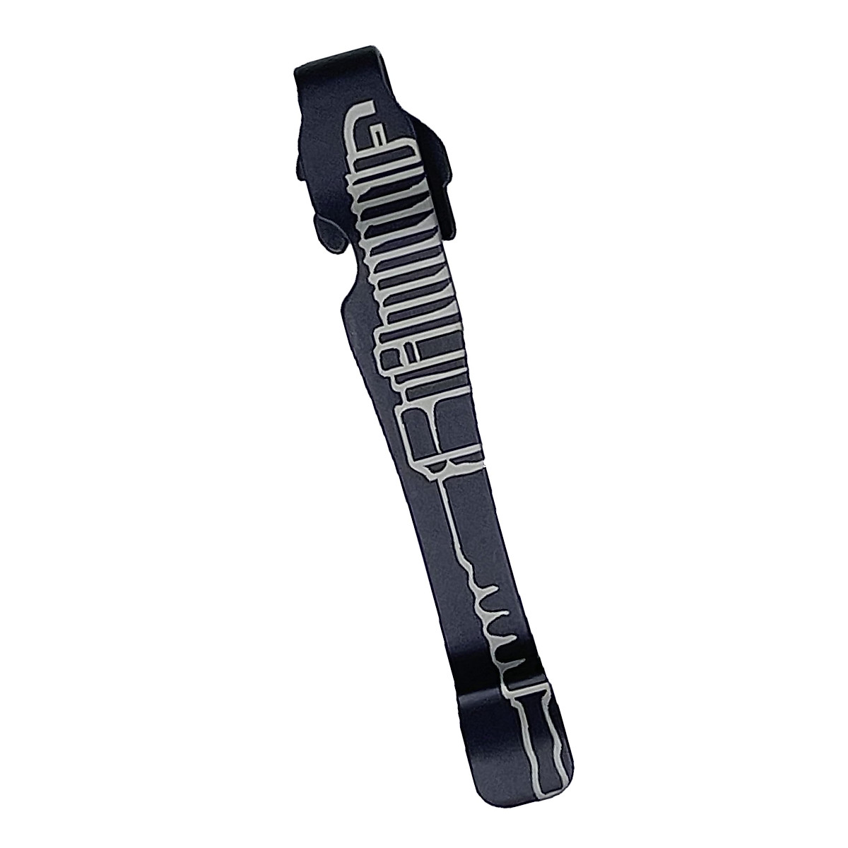 Donk! Pocket Clip for Leatherman Wave, Wave Plus+, Surge & Charge AL, ALX, Ti, XTi - Titanium TC4 - Custom Designs - Quick Release - Extra Carry Options ‘Sparka’