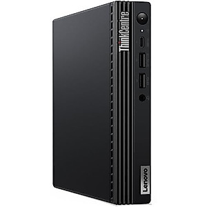 Lenovo 2024 ThinkCentre M70q Gen 3 Tiny Business Desktop Intel 6-Core i5-12400T Iris Xe Graphics 16GB DDR4 512GB NVMe SSD WI-FI AX BT USB-C HDMI2.1 DP RJ-45 Windows 10 Pro w/RE USB