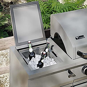 Fresno Series Gunmetal Gray + Graphite Stacked Stone Island Grill