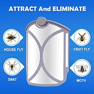 ALADUSA 8 Pack Refill Cartridges Compatible with ZEVO Trap M364 and Max, Replacement Fit ZEVO Traps Refills