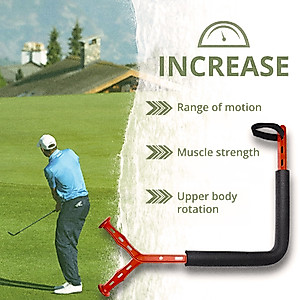 VeraDelaCruz Golf Swing Motion Trainer, Golf Swing Trainer - Golf Swing Training Aid - Golf Practice Posture Correction - Golf Practice Equipment - Golf Trainer - Golf Aids - Golf Gifts for Men