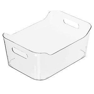 OGGI Storage Bin w/Handles, 13˝ x 9˝ x 6˝, Clear