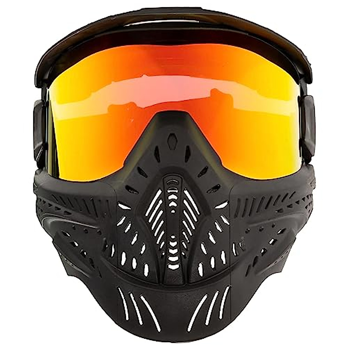 HK Army HSTL Goggle Paintball Airsoft Mask with Anti Fog Thermal Lens (Black/Fire Lens)