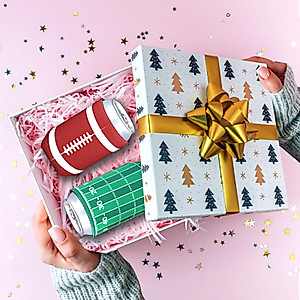LFZHAN Football Party Decorations,12 Pcs Can Sleeves Neoprene Insulator For Super Bowl Game Day Decorations And Gifts