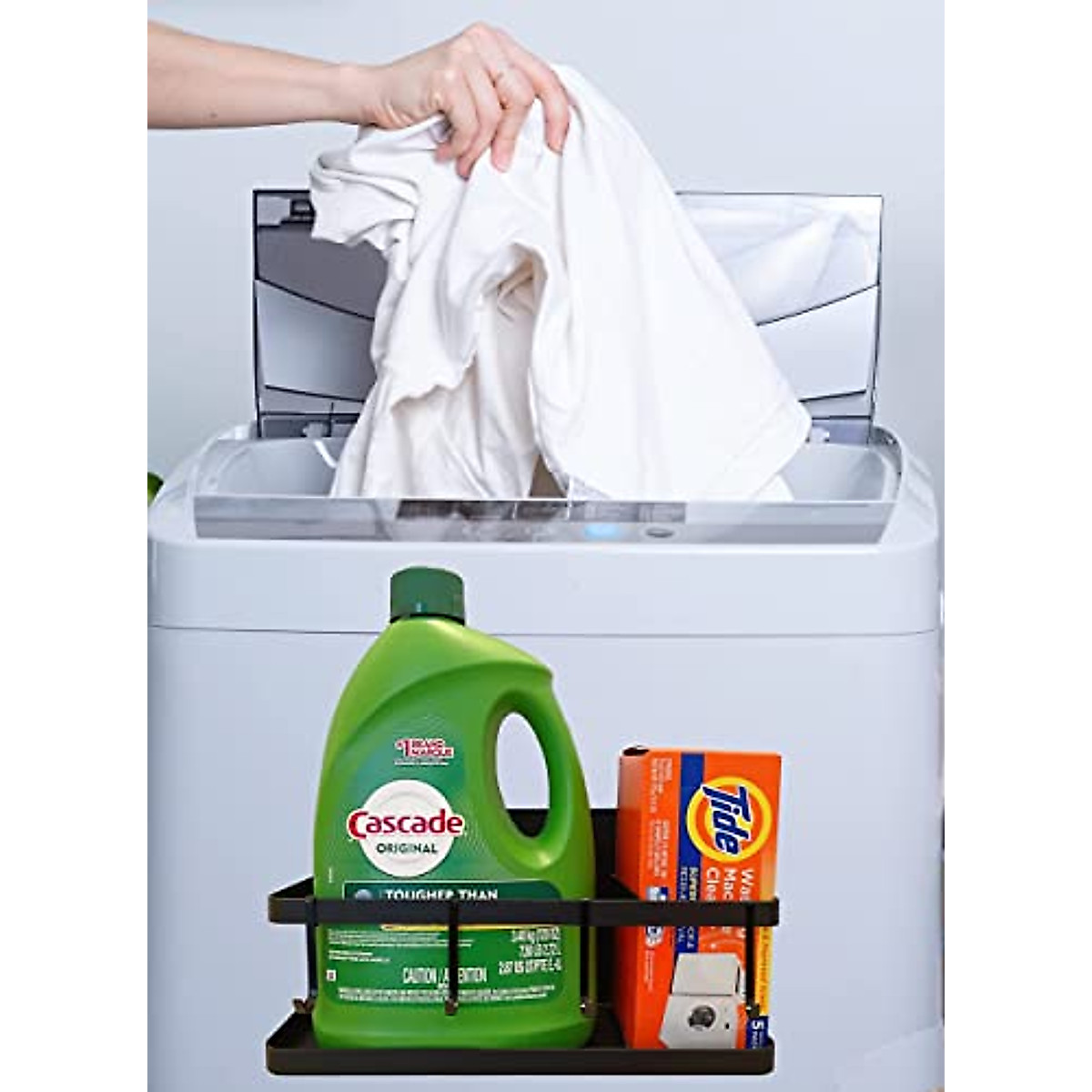 Lenotion Large Heavy Duty Magnetic Spice Rack-Magnetic Organizer for Refrigerator-Magnetic Wine Rack - Heavy Duty Magnet - 12" Wide - Black…