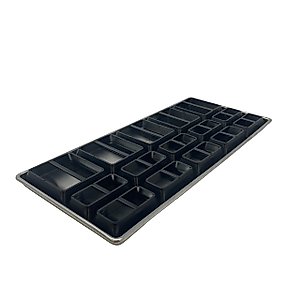 Tray Dividers for Harvest Right Freeze Dryer Trays (Black), Large - Mix