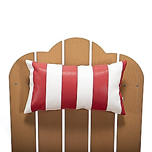 ANTTYBALE 13'' Soft Decorative Throw Pillow,Modern Rectangular Cushion for Couch Sofa Bedroom Car Living Room (Stripe red)