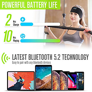 WIRIST Sleep Headphones for Side Sleepers, Bluetooth Sleep Headphones for Sleepers, Wireless Sleep Headphones with Built in Speakers Perfect for Sleeping, Yoga, Workout, Running, Gym, Insomnia