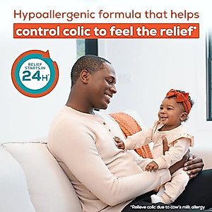 Enfamil Nutramigen Hypoallergenic Baby Formula with Iron, Lactose Free, Colic Relief from Cow's Milk Allergy Starts in 24 Hours, Brain Building DHA, Probiotic LGG for Immune Support, 19.8 Oz, 4 Count