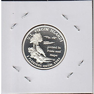 2009 S Washington State Quarter Virgin Islands Quarter Superb Gem Proof DCAM US Mint
