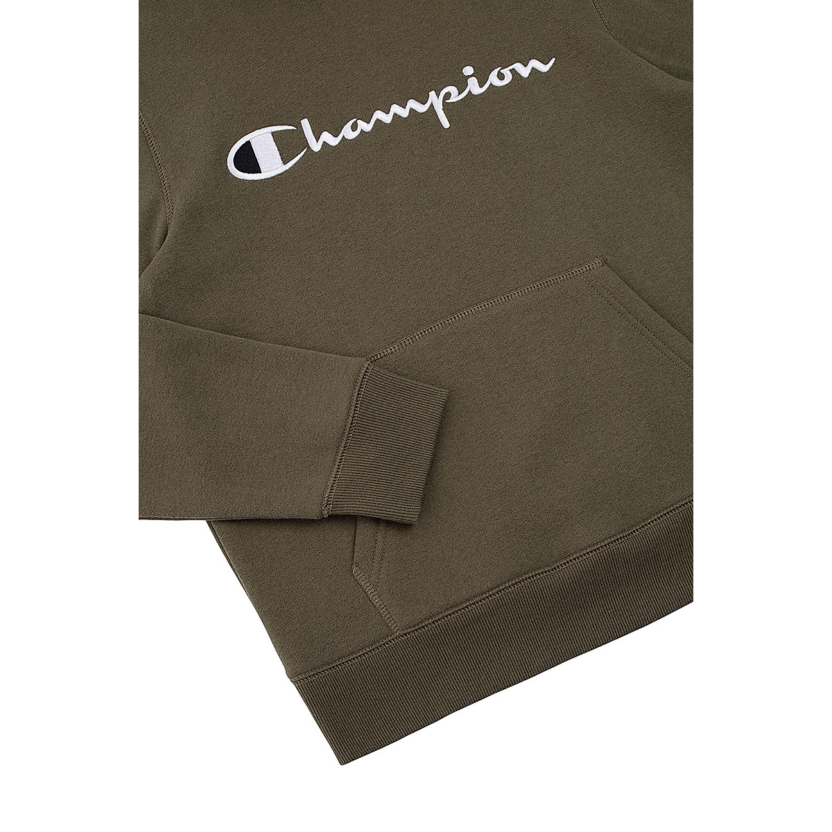 Champion Kids Clothes Sweatshirts Youth Heritage Fleece Pull On Hoody Sweatshirt with Hood (Medium, Cargo Olive)