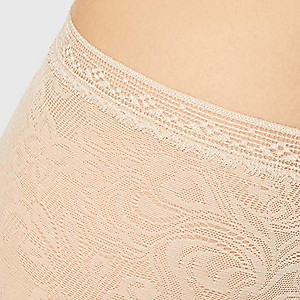 Maidenform womens Tummy Smoothing Lace Thong Panties, Paris Nude, 6 US